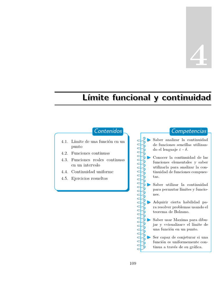 Límite y Continuidad de Funciones | PDF | Función continua | Función ...