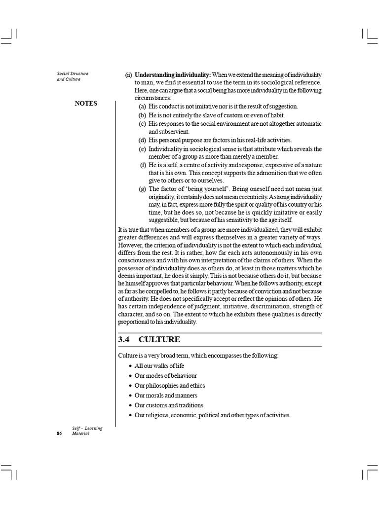 Basic Concepts of Sociology | PDF