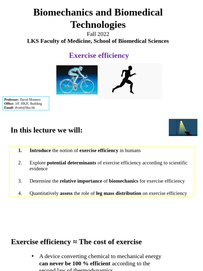 Lecture Exercise Efficiency Students | PDF