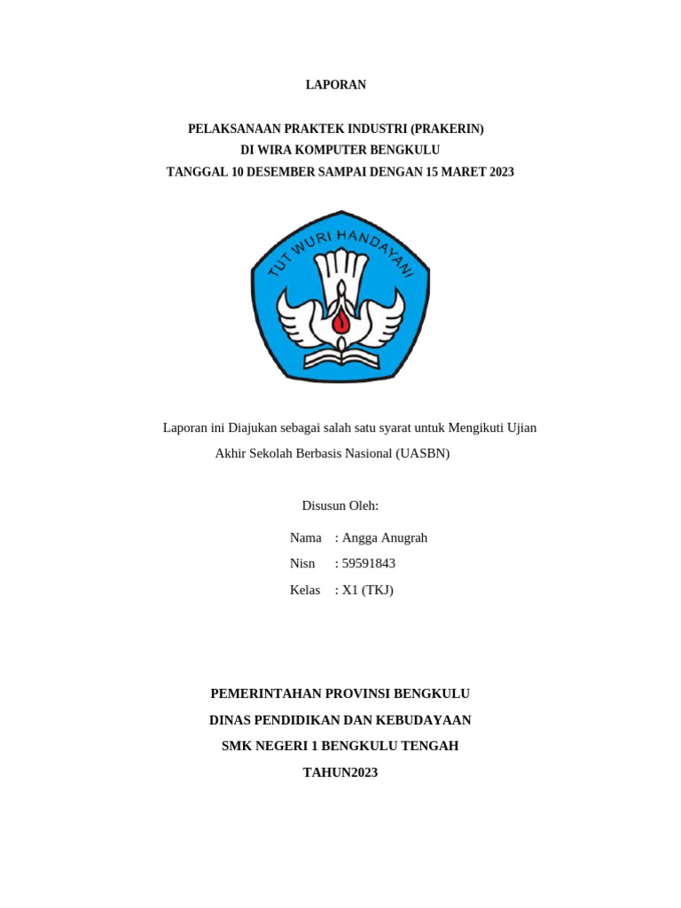 Laporan Prakrind Angga Anugrah | PDF