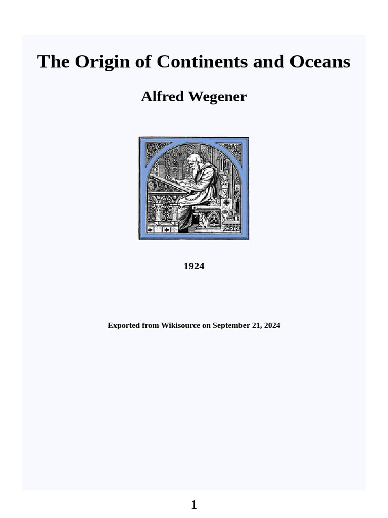 The_Origin_of_Continents_and_Oceans | PDF