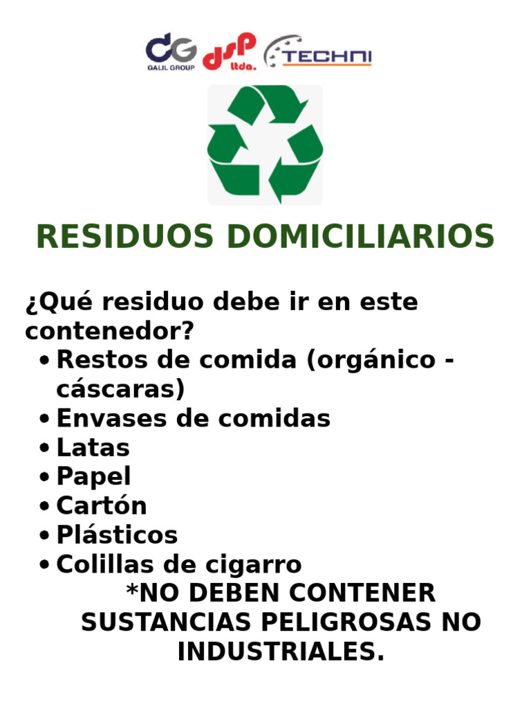 Carteles de Basureros | PDF