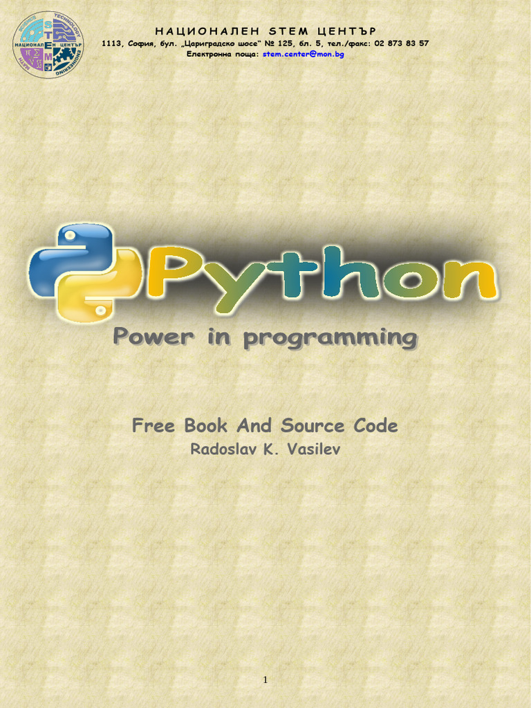 Python Book - Power in Programming | PDF