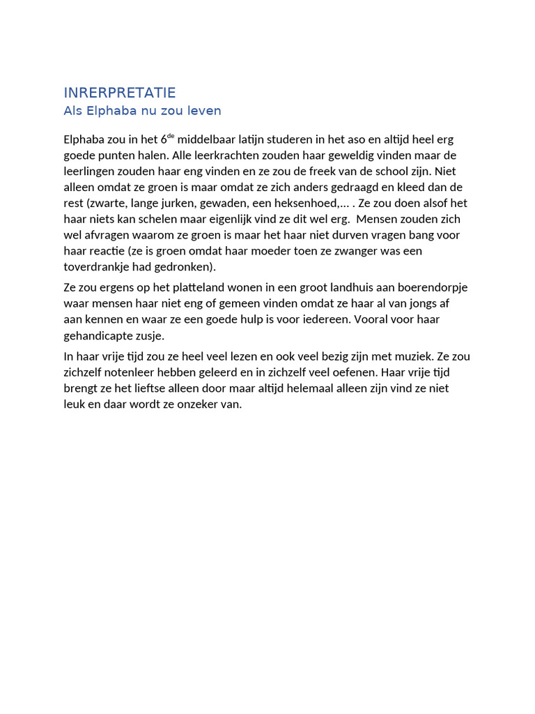 Interpretatie I'm Not That Girl | PDF