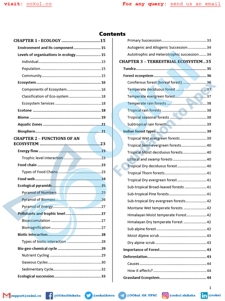 b6414273 Environment Shankar Ias Academy PDF Notes Preview | PDF