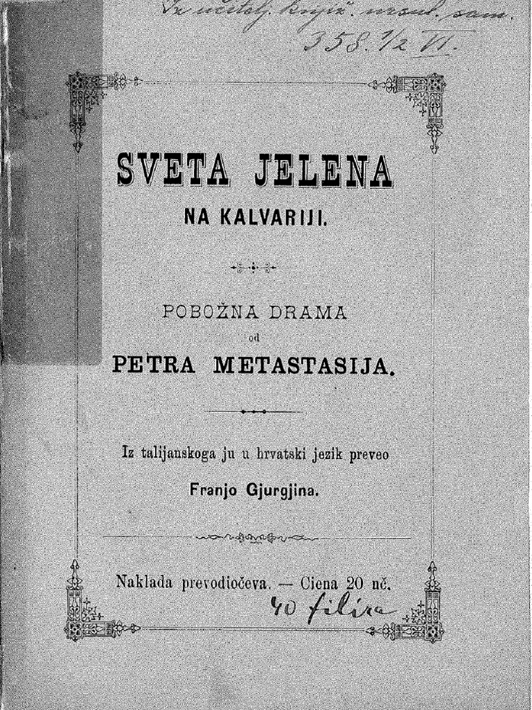 Sveta Jelena Na Kalvariji | PDF