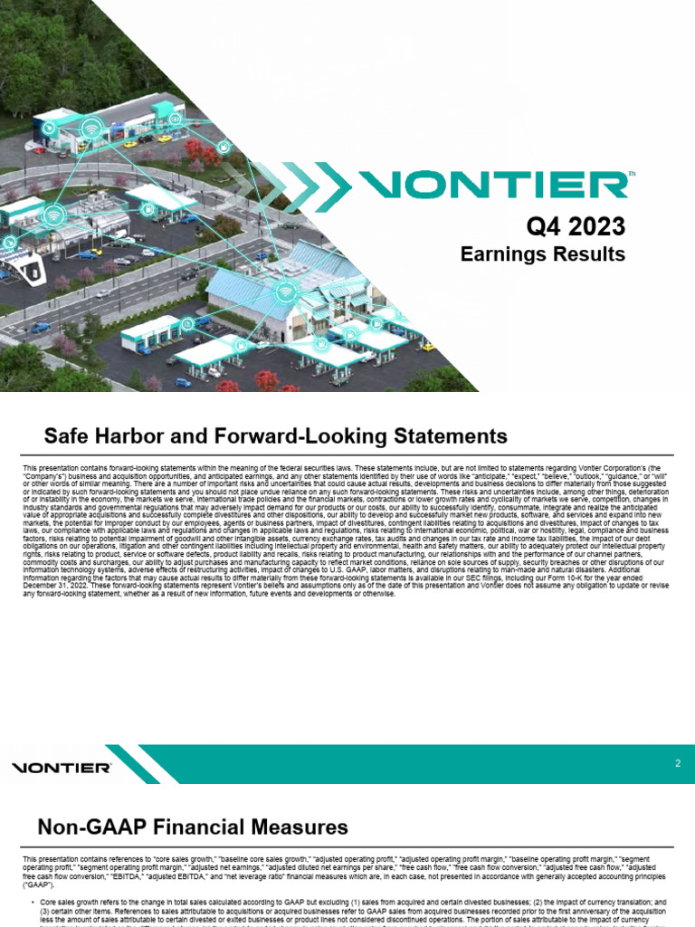 Abc Company Q4-2023-Earnings-Presentation - FINAL | PDF | Free Cash ...