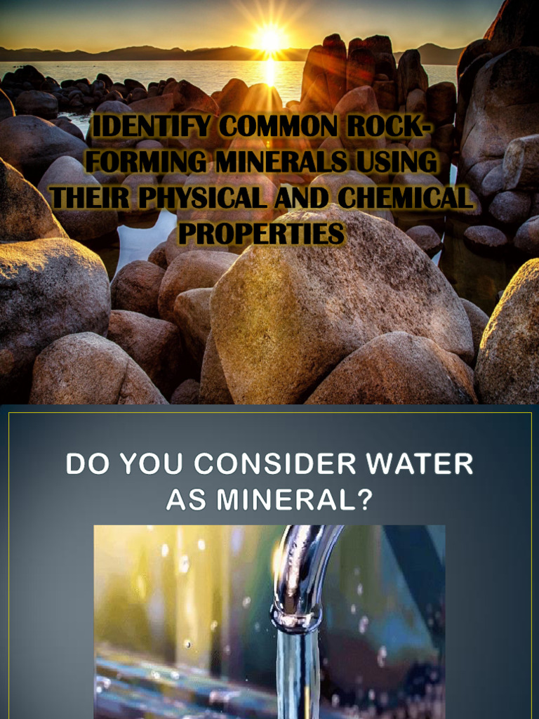 g11 Lesson 3 Rocks Forming Minerals | PDF g11 Lesson 3 Rocks Forming Minerals | PDF