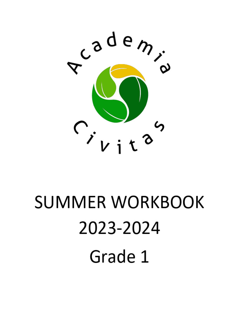 Mathematics Workbook - Grade 1 | PDF