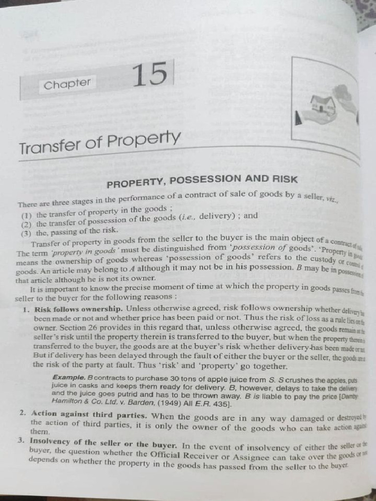 Transfer of Property M4 | PDF