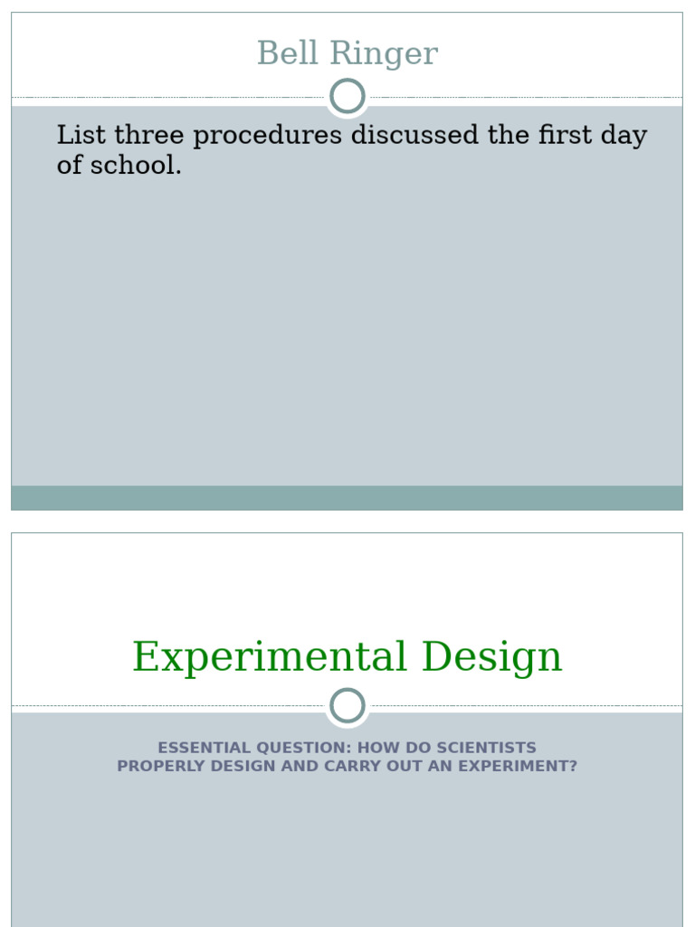 Steps of the Scientific Method | PDF | Experiment | Scientific Method
