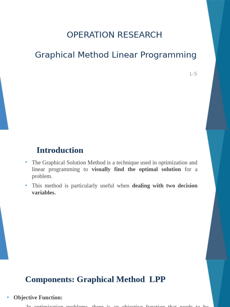 L-5-Graphical Method | PDF