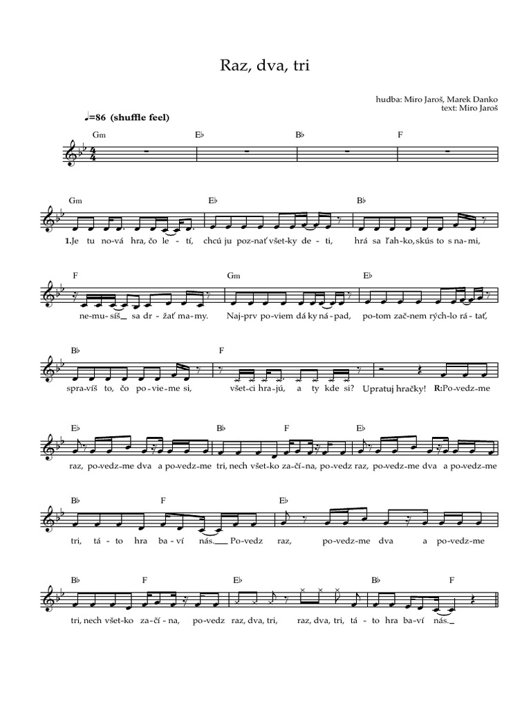 Raz Dva Tri | PDF