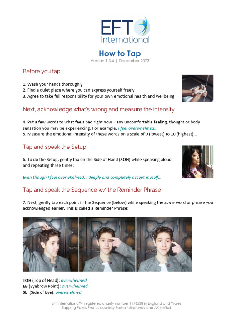Free EFT Tapping Points Chart | PDF