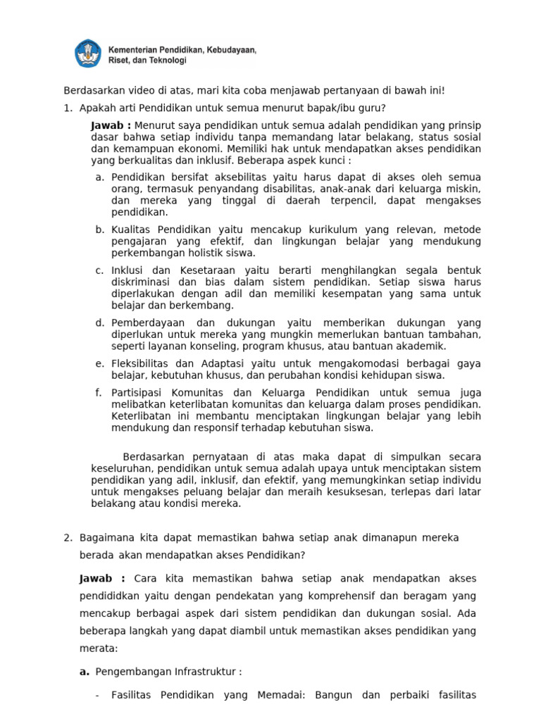 Ppabk - Topik 2 - A - Konten 2 (Teks) (Soal) | PDF