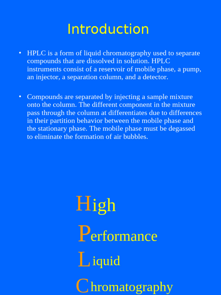HPLC | PDF