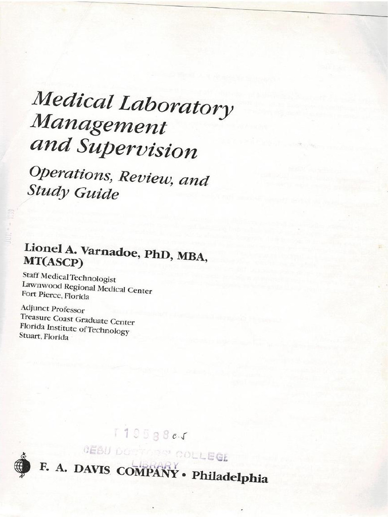 Laboratory Management Principles Overview | PDF | System | Business