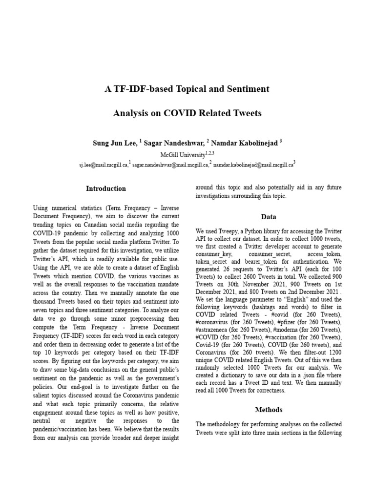 Andy Sagar Namdar Final Project | PDF