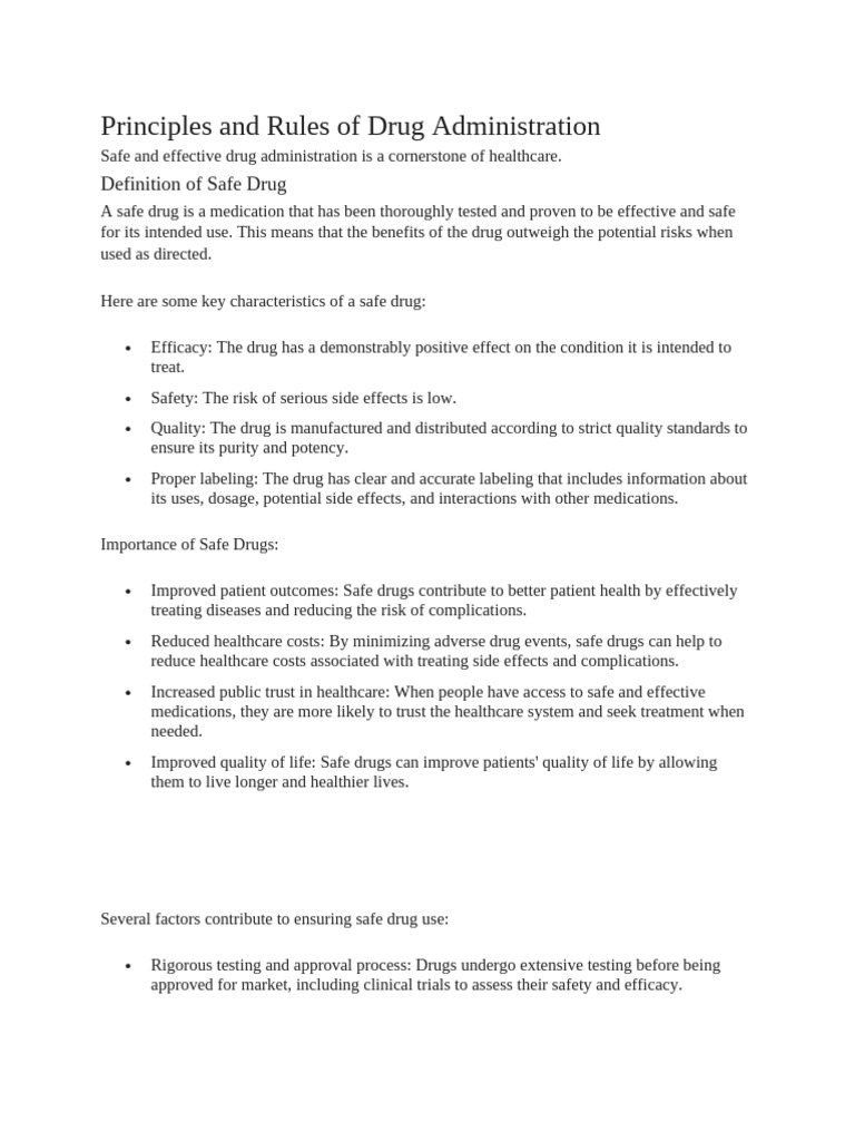 Principles of Drug Administration | PDF | Topical Medication | Dose ...