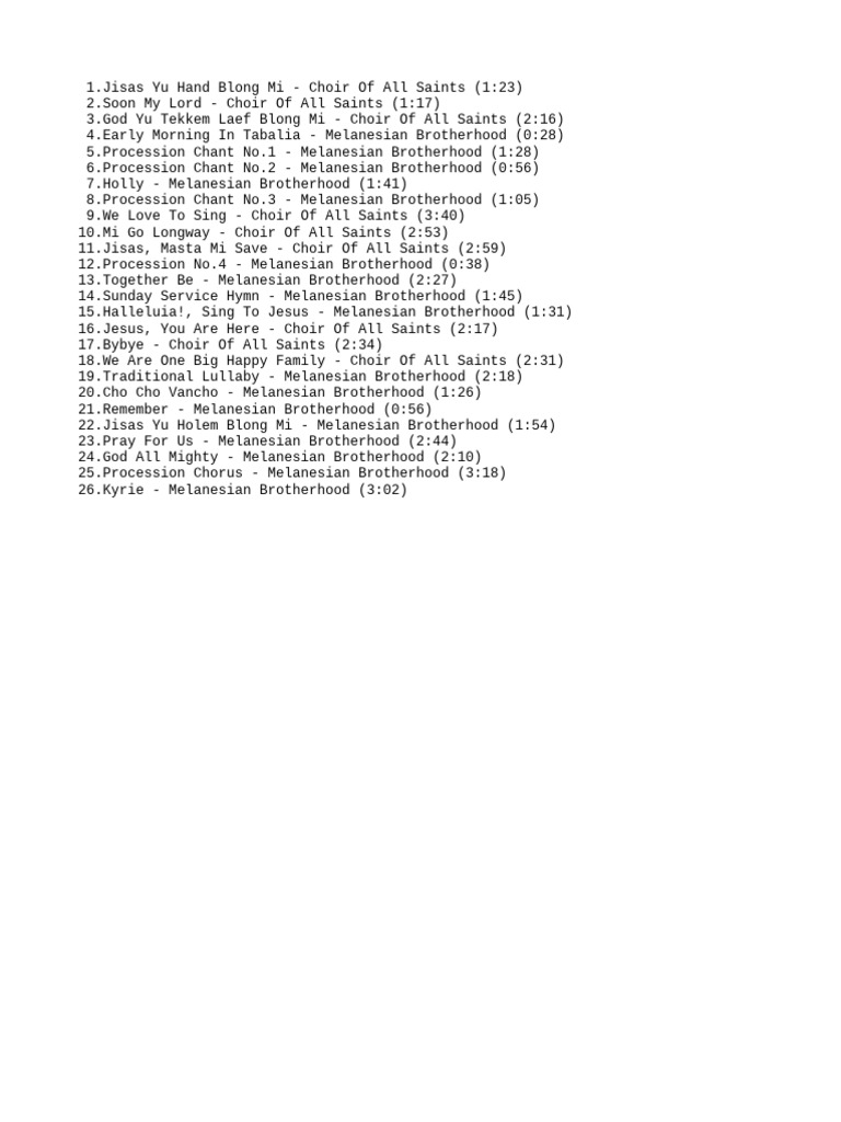 1998 The Thin Red Line Chants From | PDF