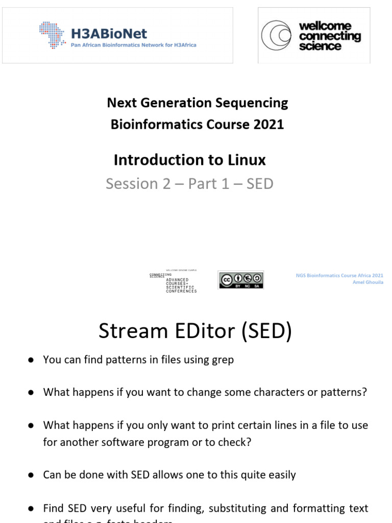 unix_session_2_part_1_sed_slides | PDF
