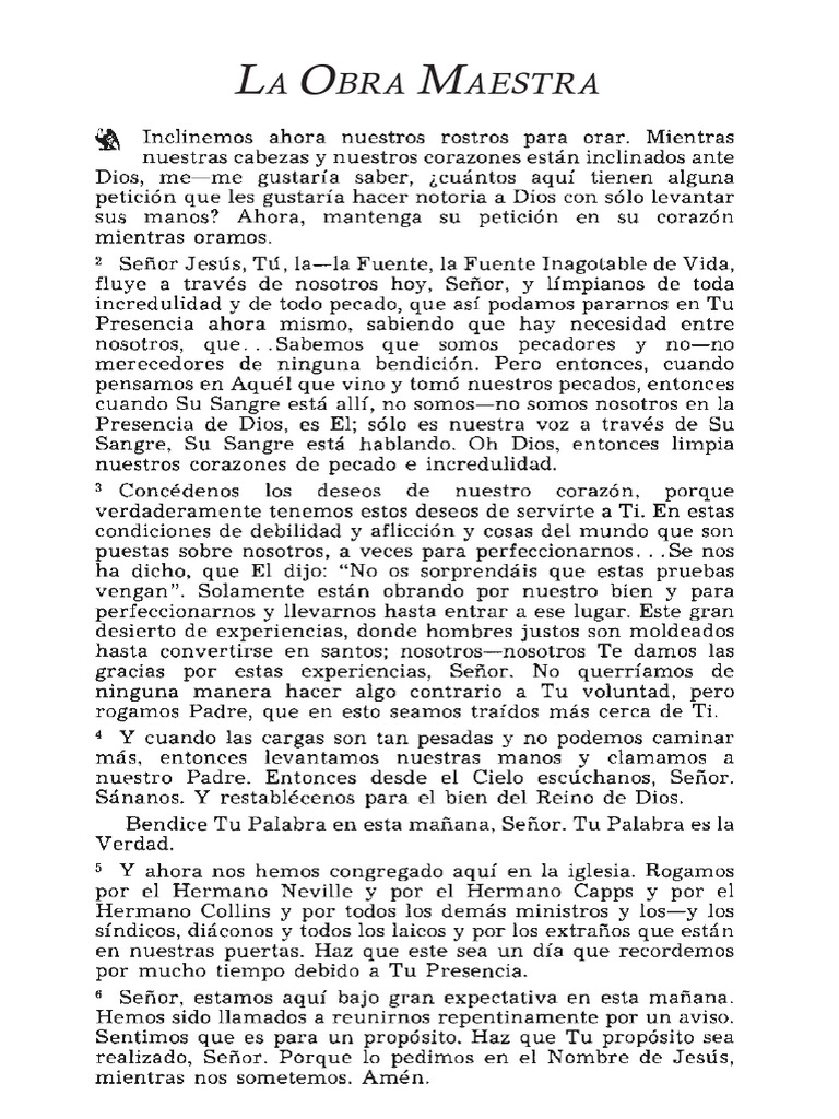 SPN64-0705 La Obra Maestra VGR | PDF