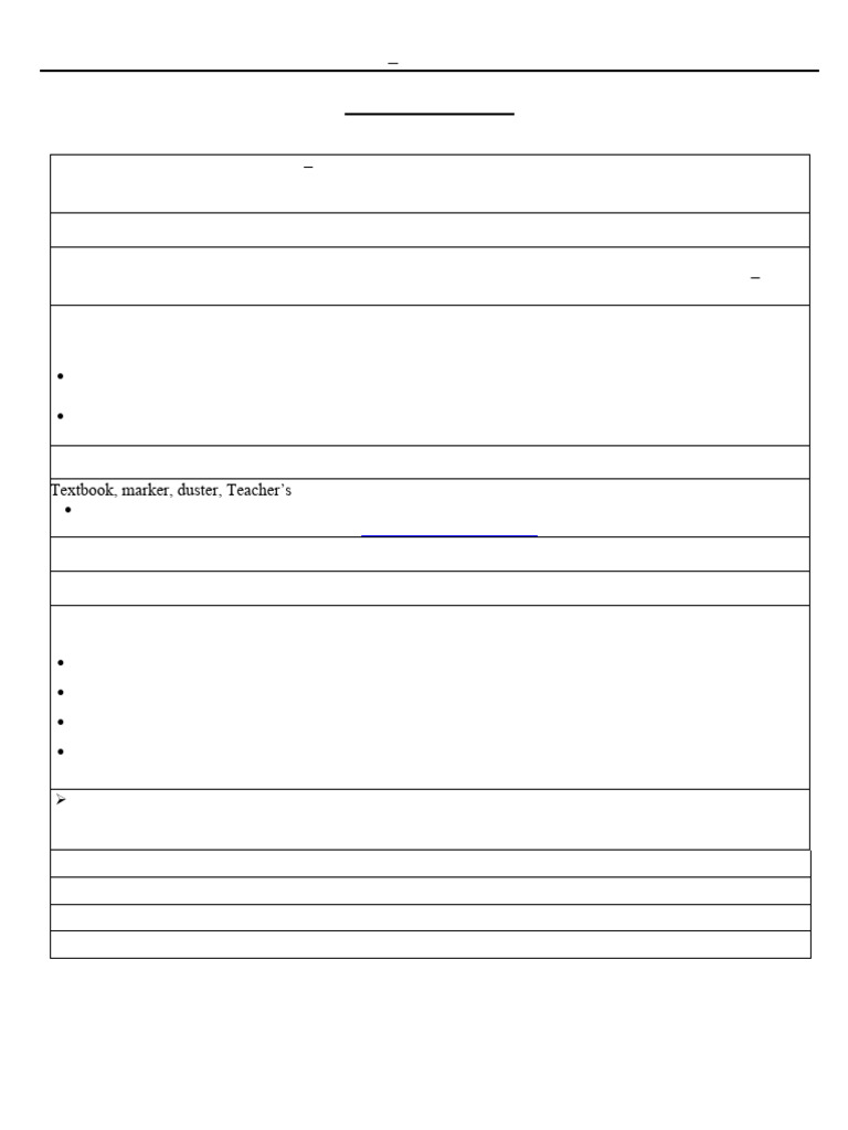 Week 6 First Term Daily Lesson Plan 11th 2024-2025 | PDF
