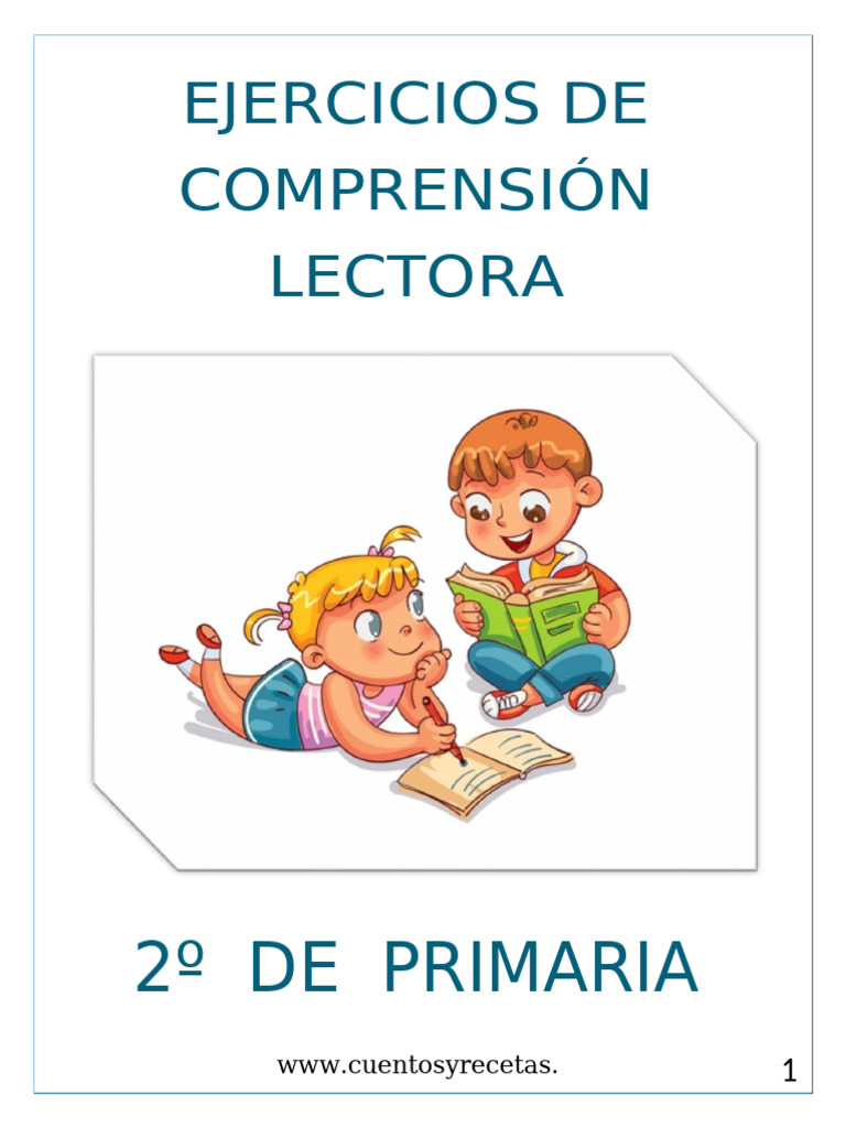 Ejercicios de Comprensión Lectora 2º Primaria | PDF | Luna | Libros ...