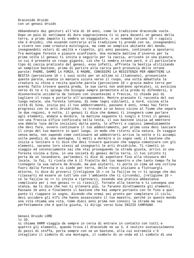 Draconide Druido | PDF