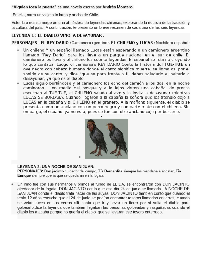 Alguien Toca La Puerta Resumen Pdf