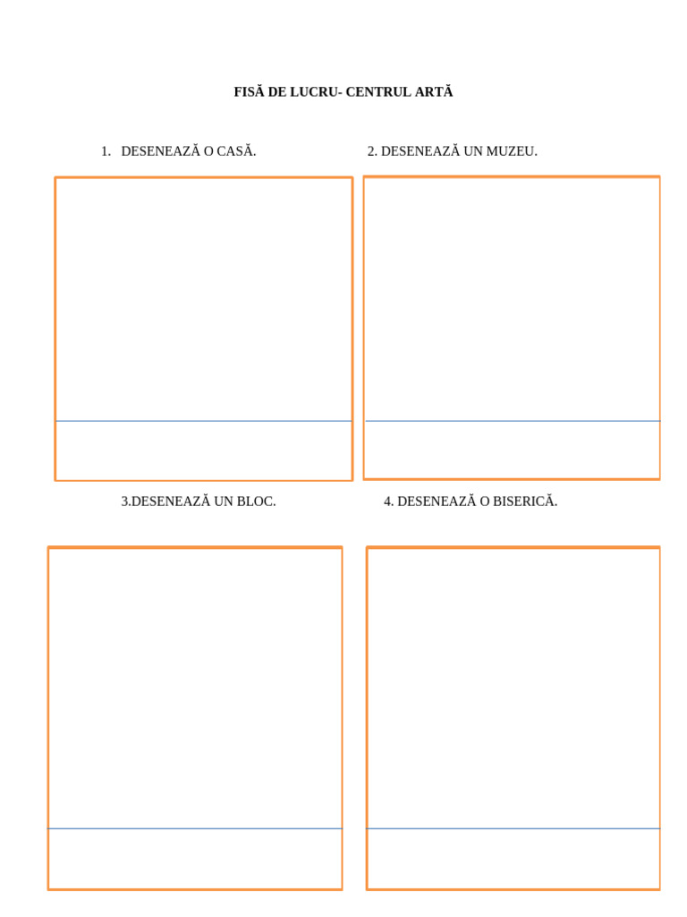Fisă de Lucru-Arta | PDF