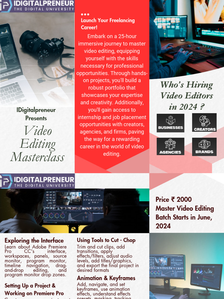 Video Editing Masterclass Brochure 2 | PDF | Editing | Art