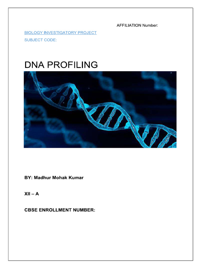 Biology Project Final Draft | PDF