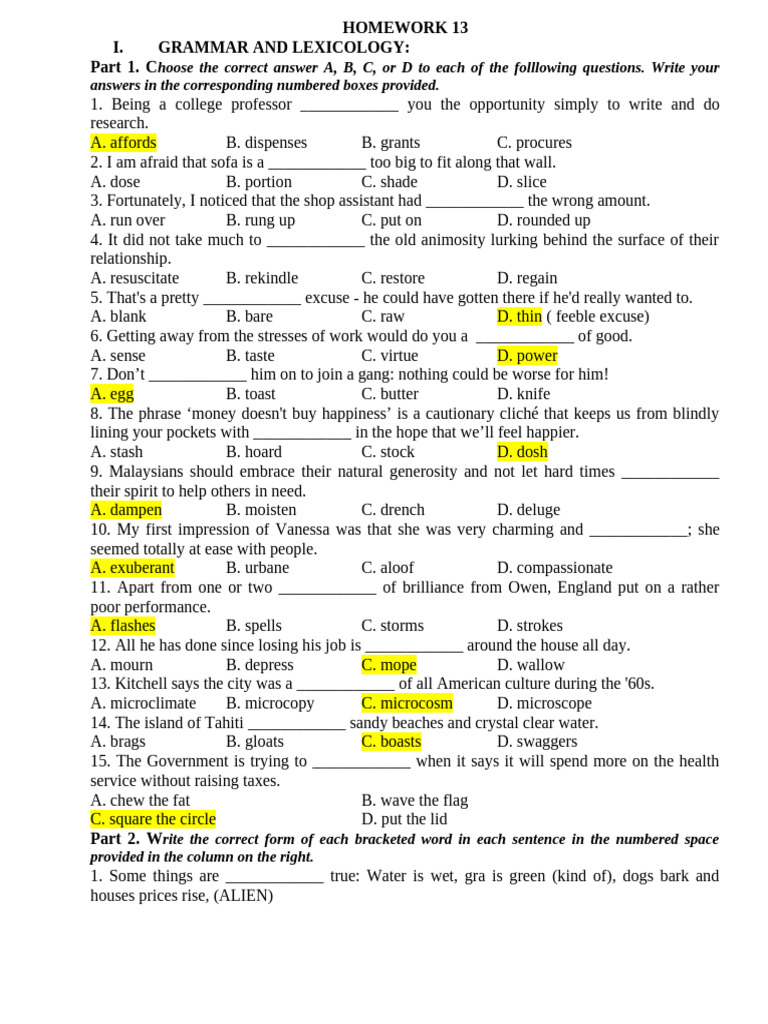Homework 13 | PDF