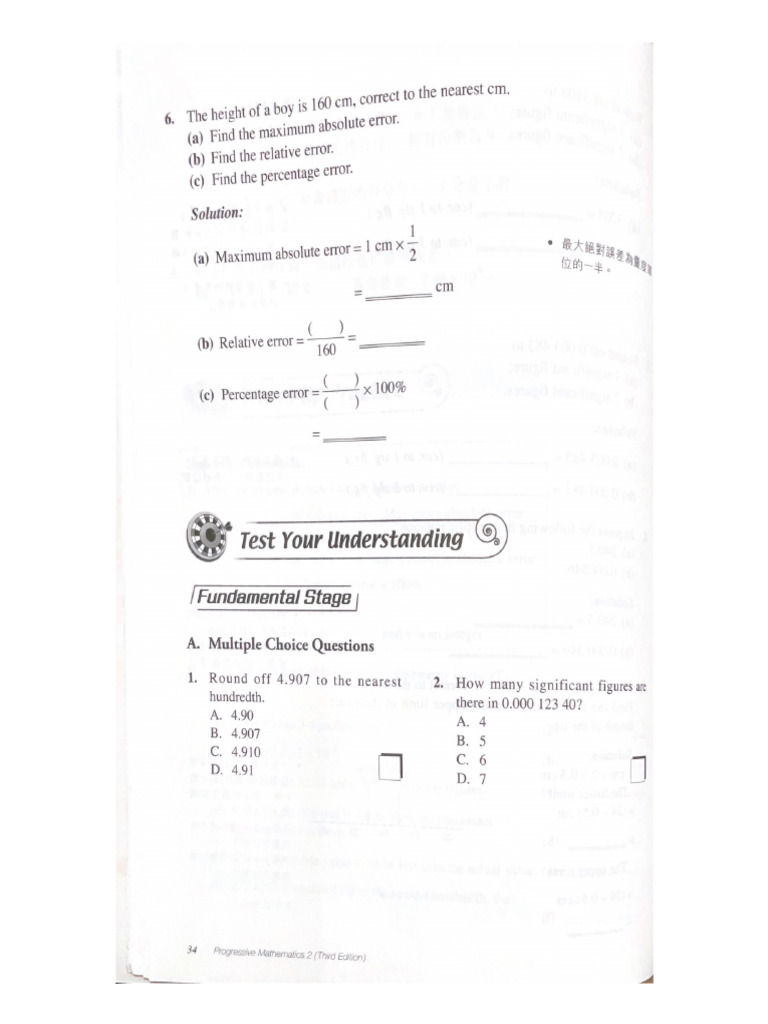 f2 Maths Approximation Ex | PDF