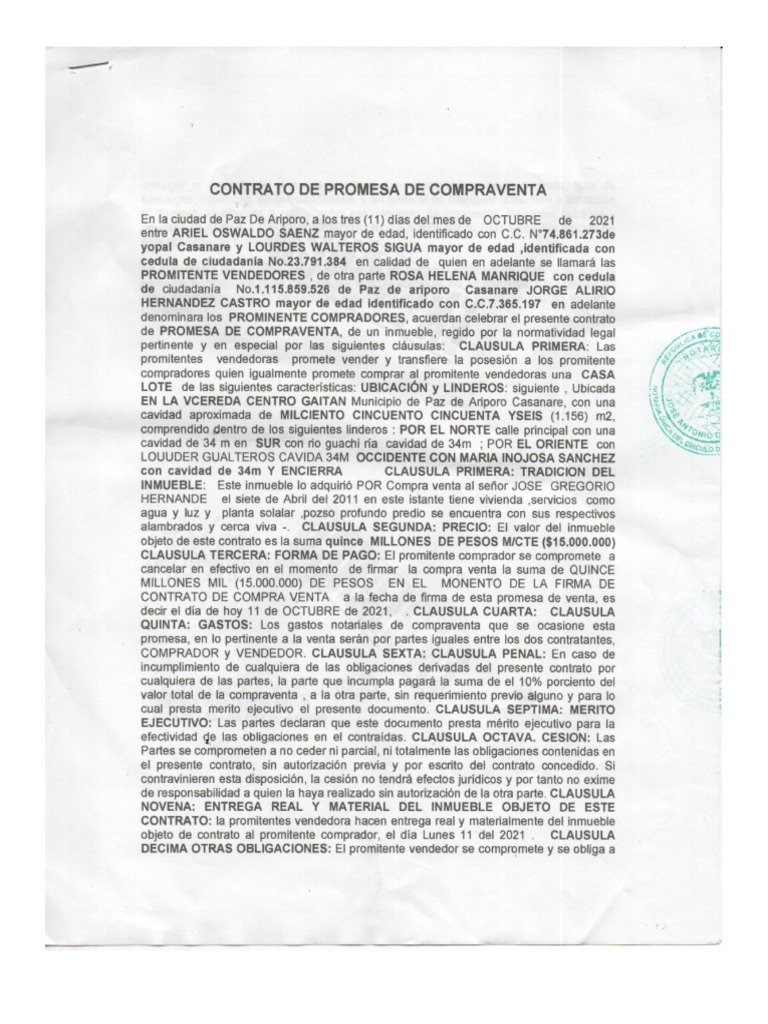 DOCUMENTO DE CONTRATO | PDF