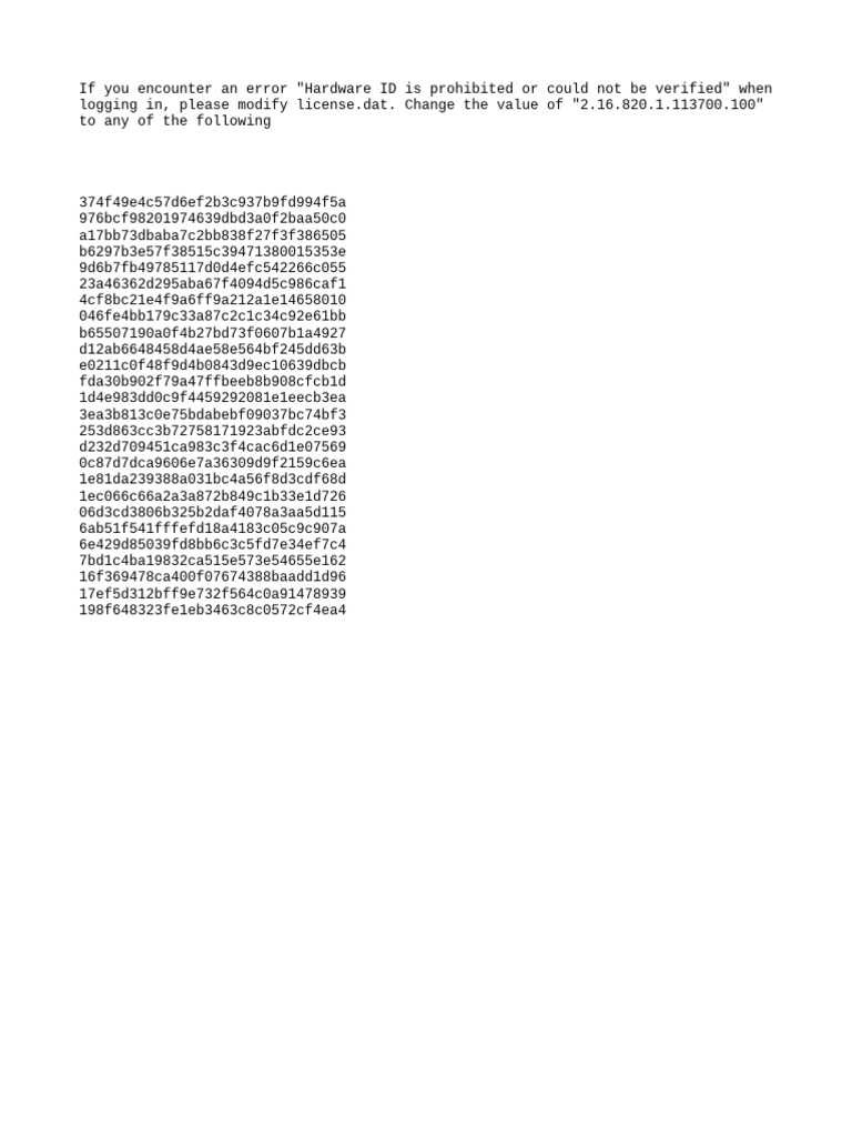 Hardware ID List | PDF