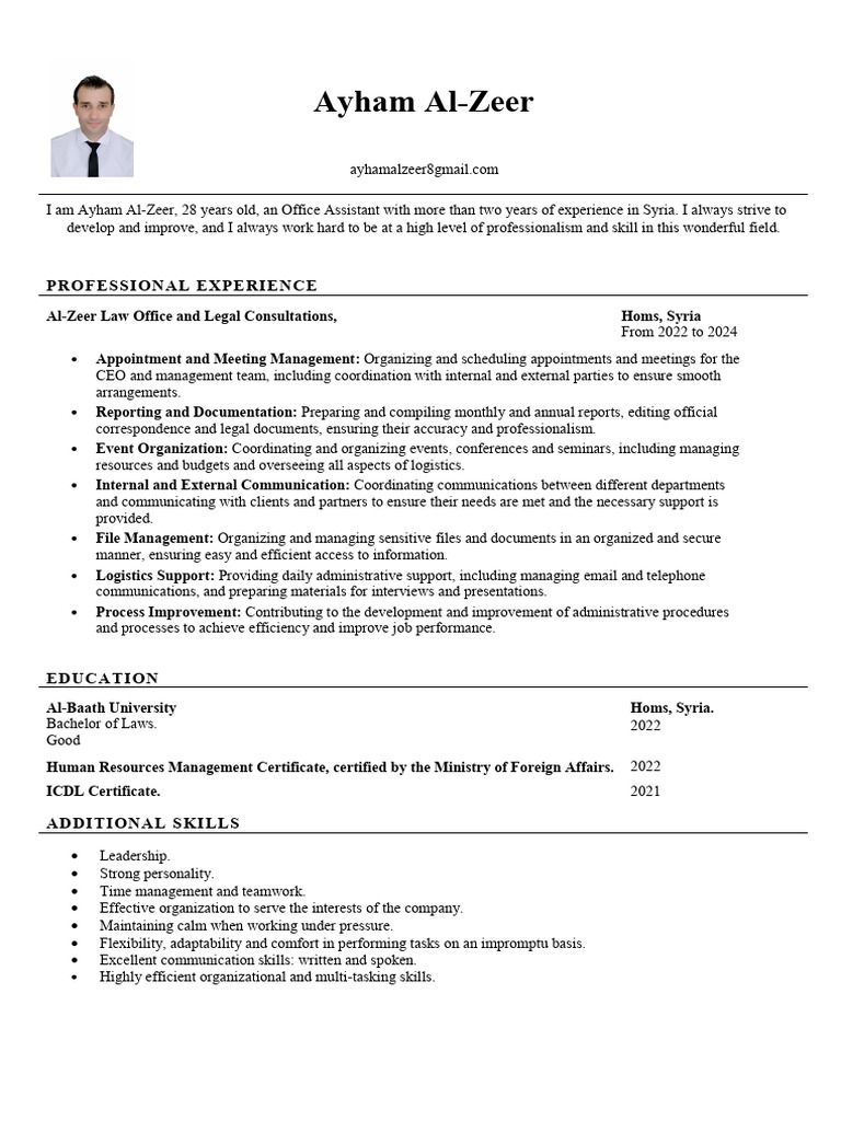 Office Assistant | PDF