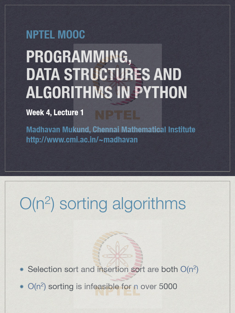 Python Week4 Lecture1 Handout | PDF