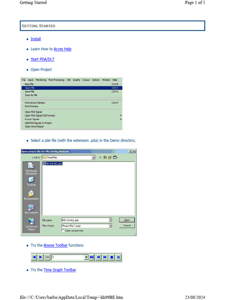 Manual Pda - DLT Profaund 2 | PDF