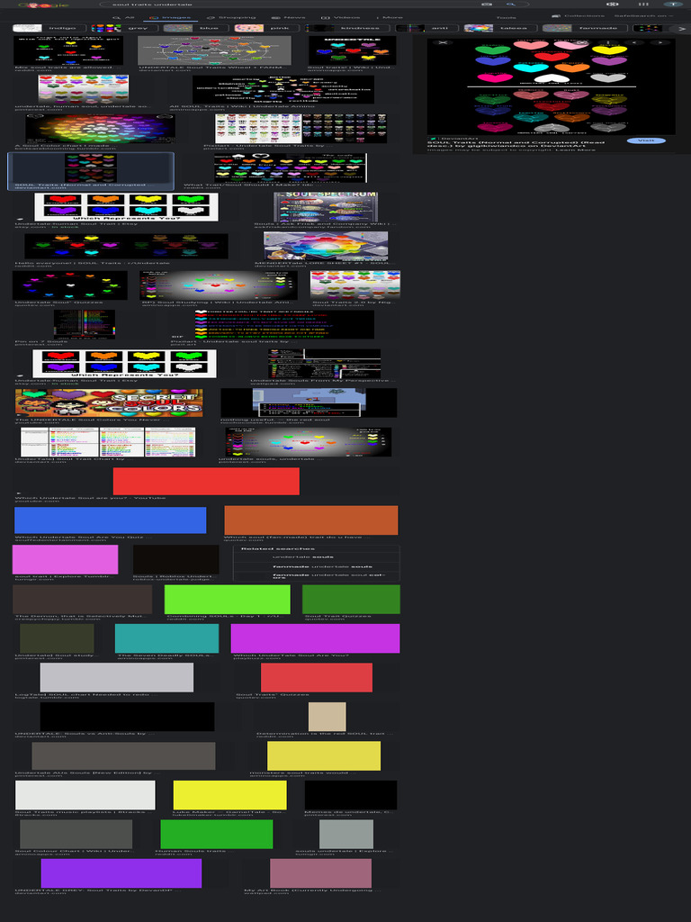 Soul Traits Undertale - Google Search | PDF