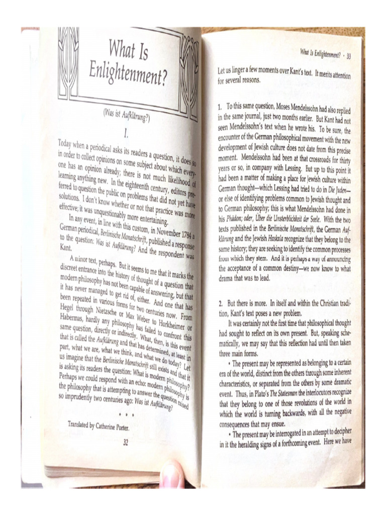 Foucault - Enlightenment | PDF