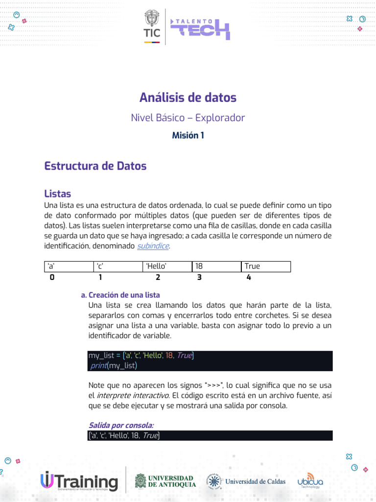Mision1 - Tema2 - Estructura de Datos | PDF