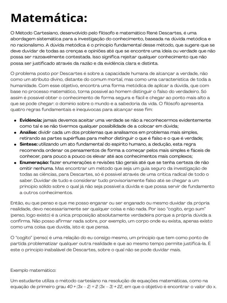 Matemática | PDF