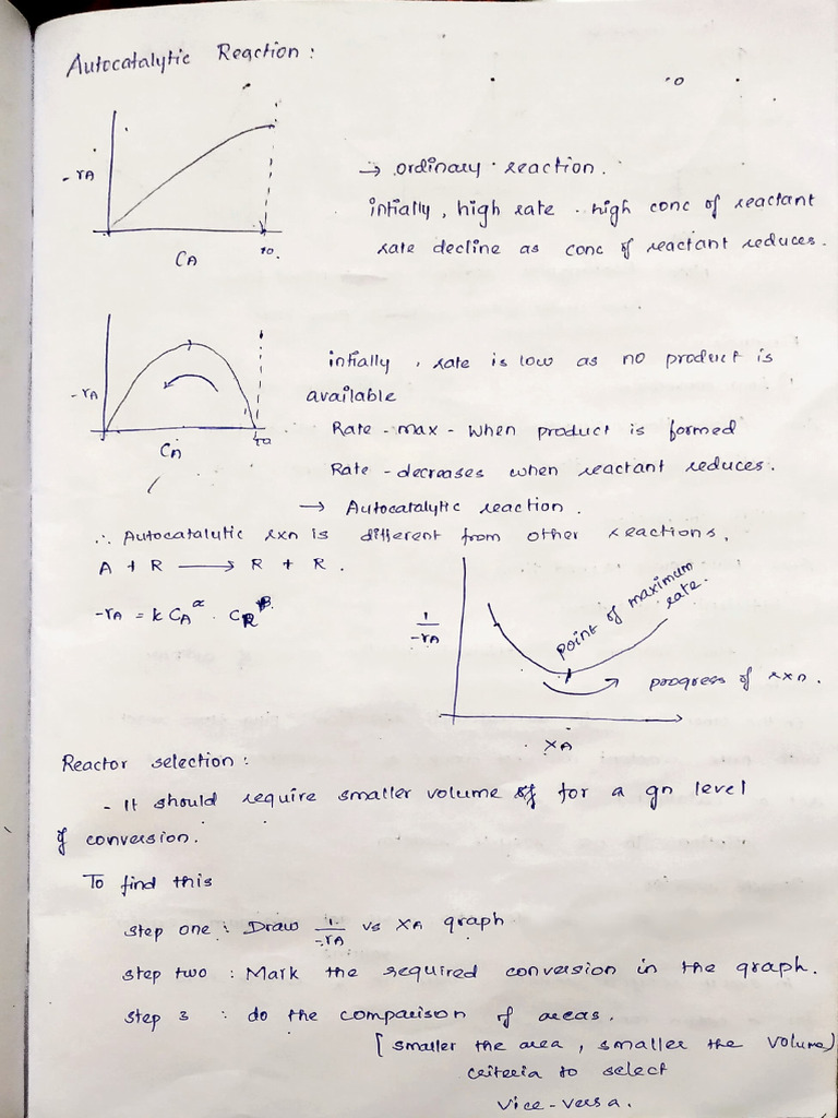 Autocatalytic Reaction Analysis Guide | PDF