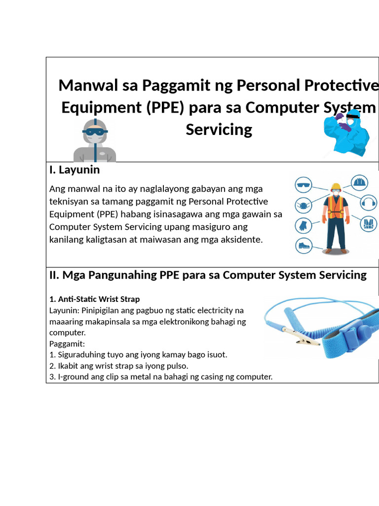 Manwal Filipino | PDF | Personal Protective Equipment | Electricity