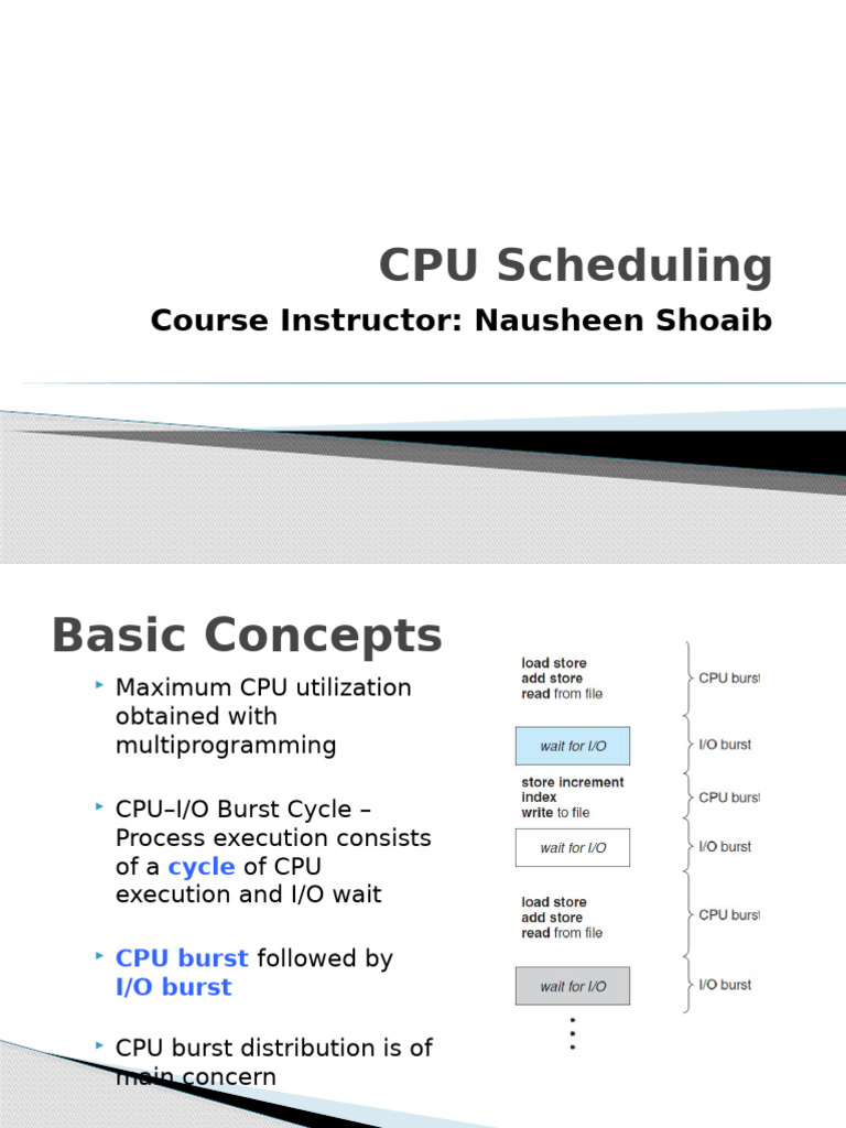 CPU Scheduling-1 | PDF | Scheduling (Computing) | Concurrent Computing CPU Scheduling-1 | PDF | Scheduling (Computing) | Concurrent Computing