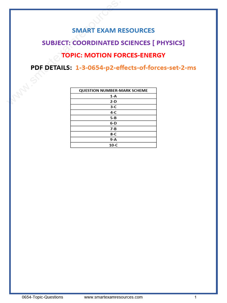 1.3-0654-P2-Effects of Forces-Set-2-Ms | PDF