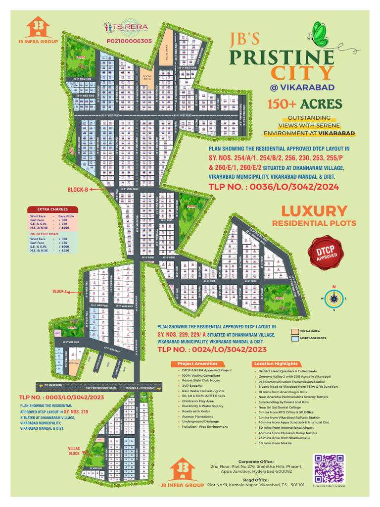 JB Pristine City Vikarabad | PDF