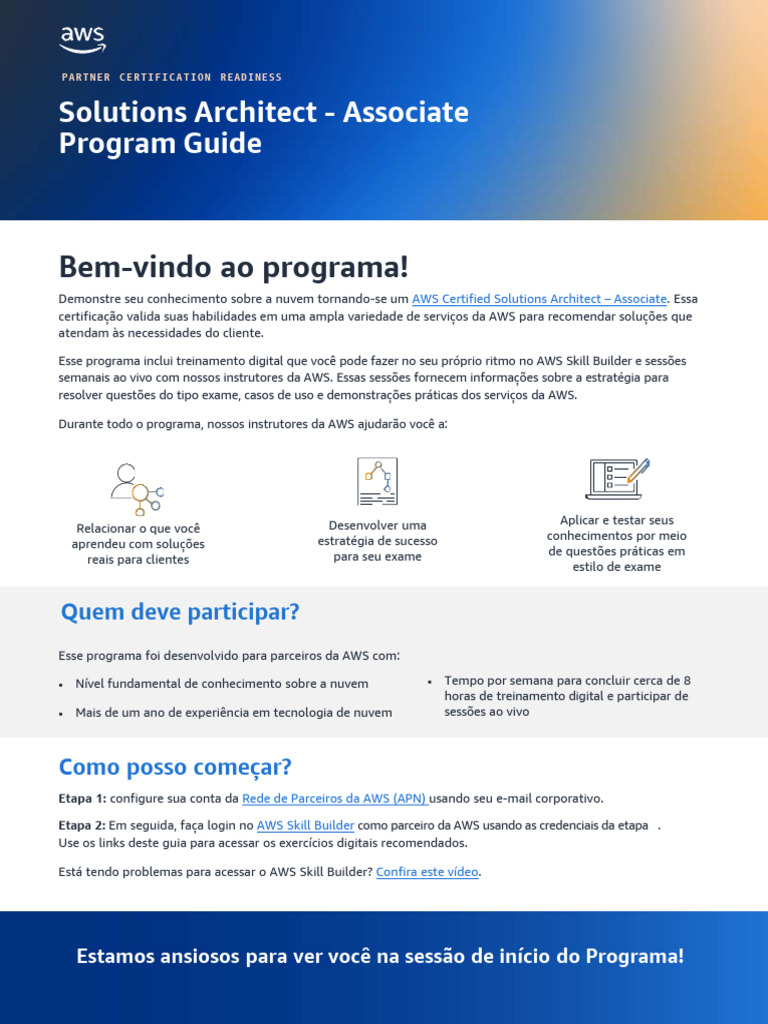 AWS SAA-ProgramGuide PT-Latam | PDF